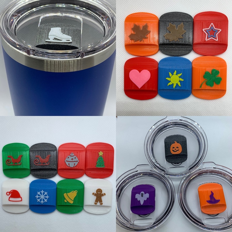 ICON Sliders 3D Printed Magnet Sliders for Magnetic Tumbler | Etsy