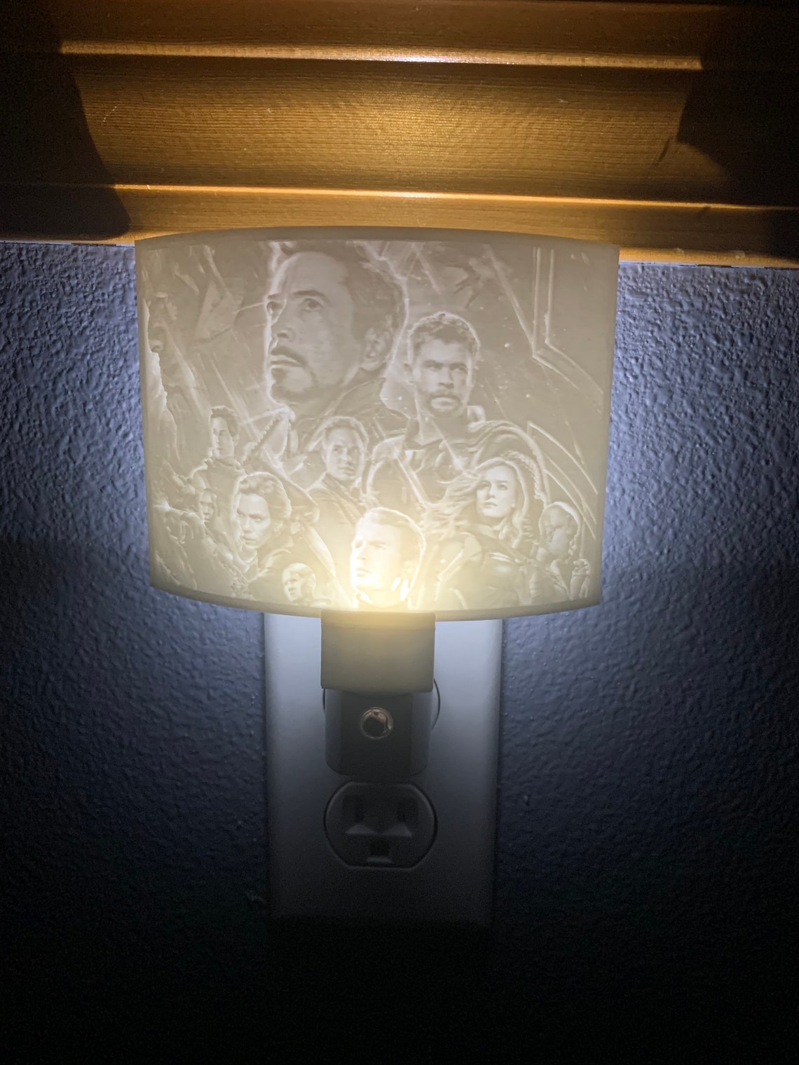 Night Light Custom 3D Printed Lithophane - Etsy