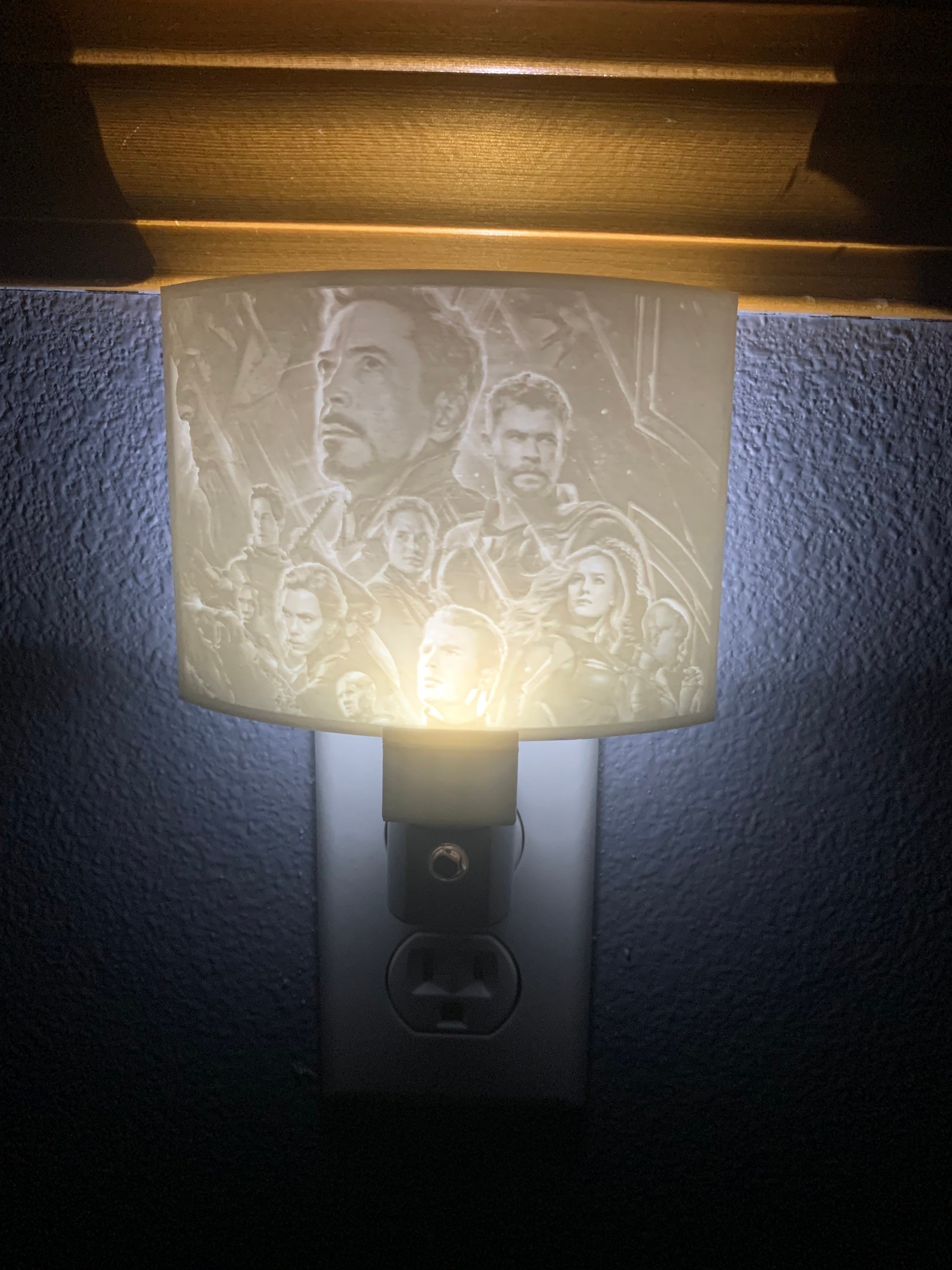 Night Light Custom 3D Printed Lithophane - Etsy