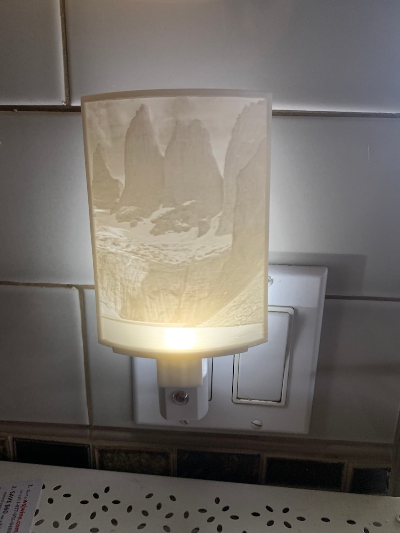 Night Light Custom 3D Printed Lithophane - Etsy