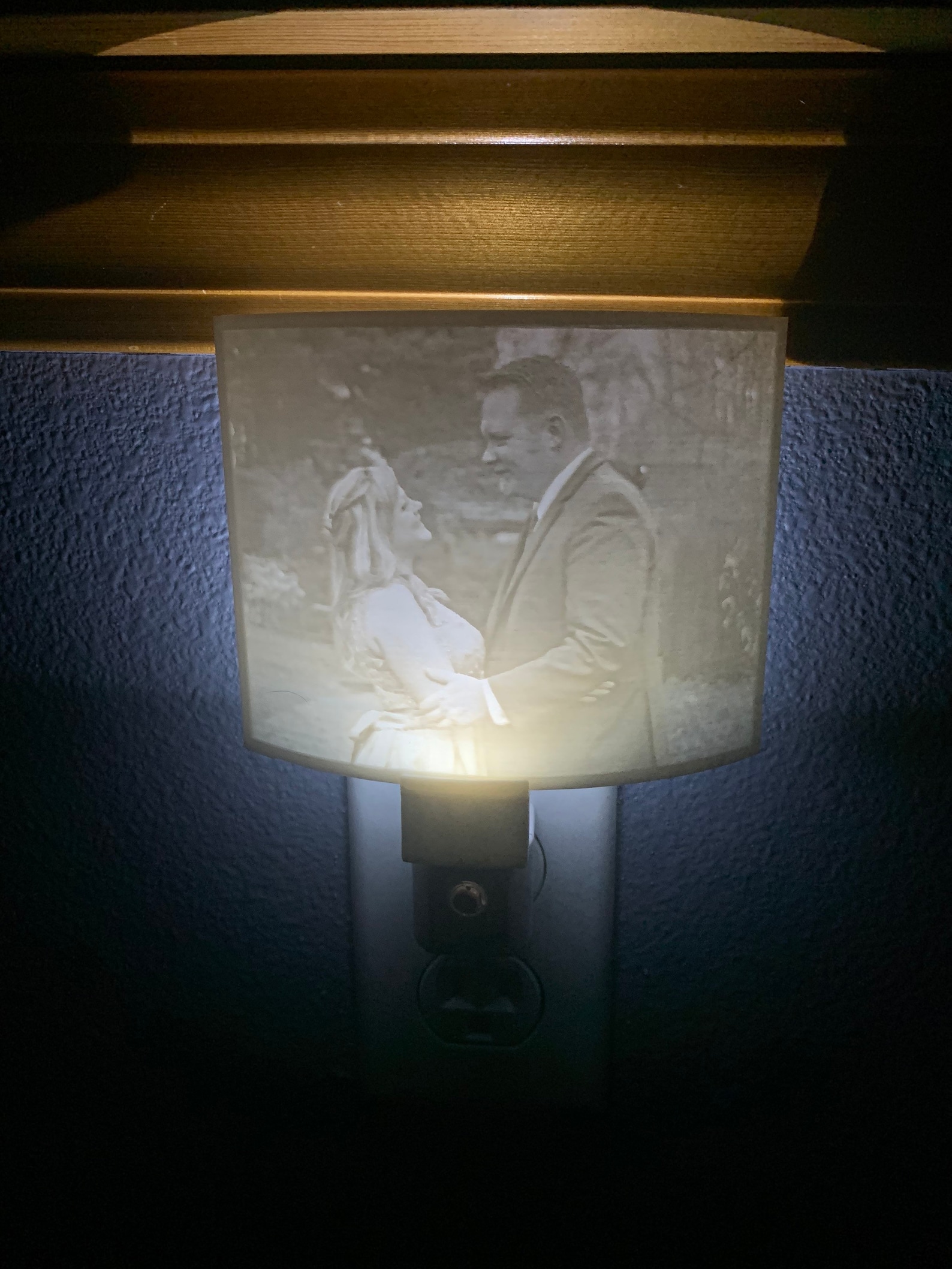 Night Light Custom 3D Printed Lithophane | Etsy
