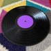 Vinyl Records With Purple Semi-gloss Labels for Arts & Crafts, Wall ...