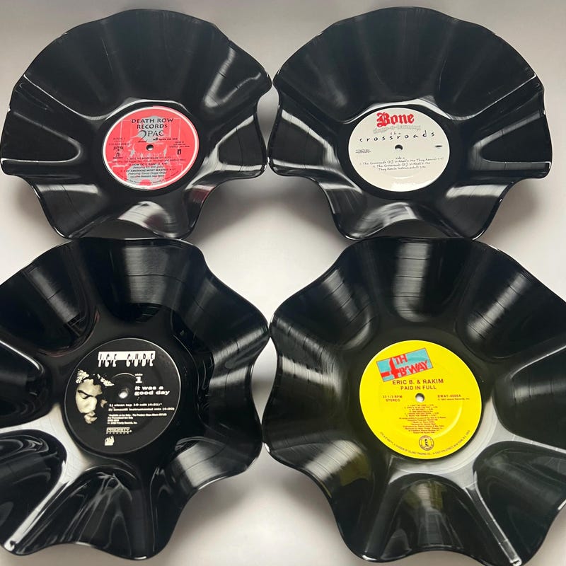 Record Bowls - Etsy
