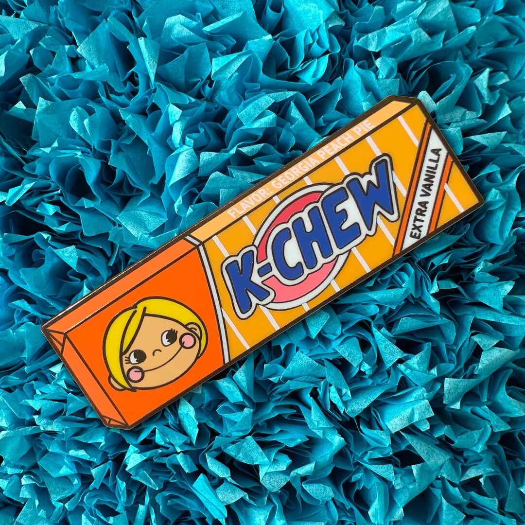 K-chew: Olive Snook Enamel Pin - Etsy