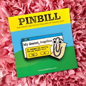 Clippy Helps Hamilton Enamel Pin - Etsy