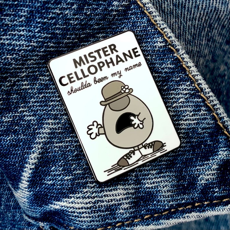 Mister Cellophane Enamel Pin - Etsy