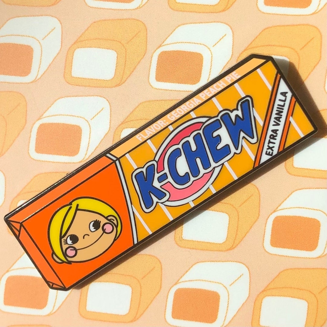K-chew: Olive Snook Enamel Pin - Etsy