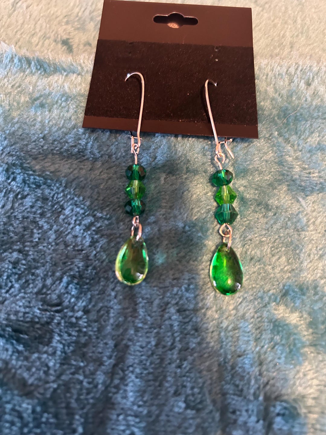 Emerald Green Tear Drops - Etsy