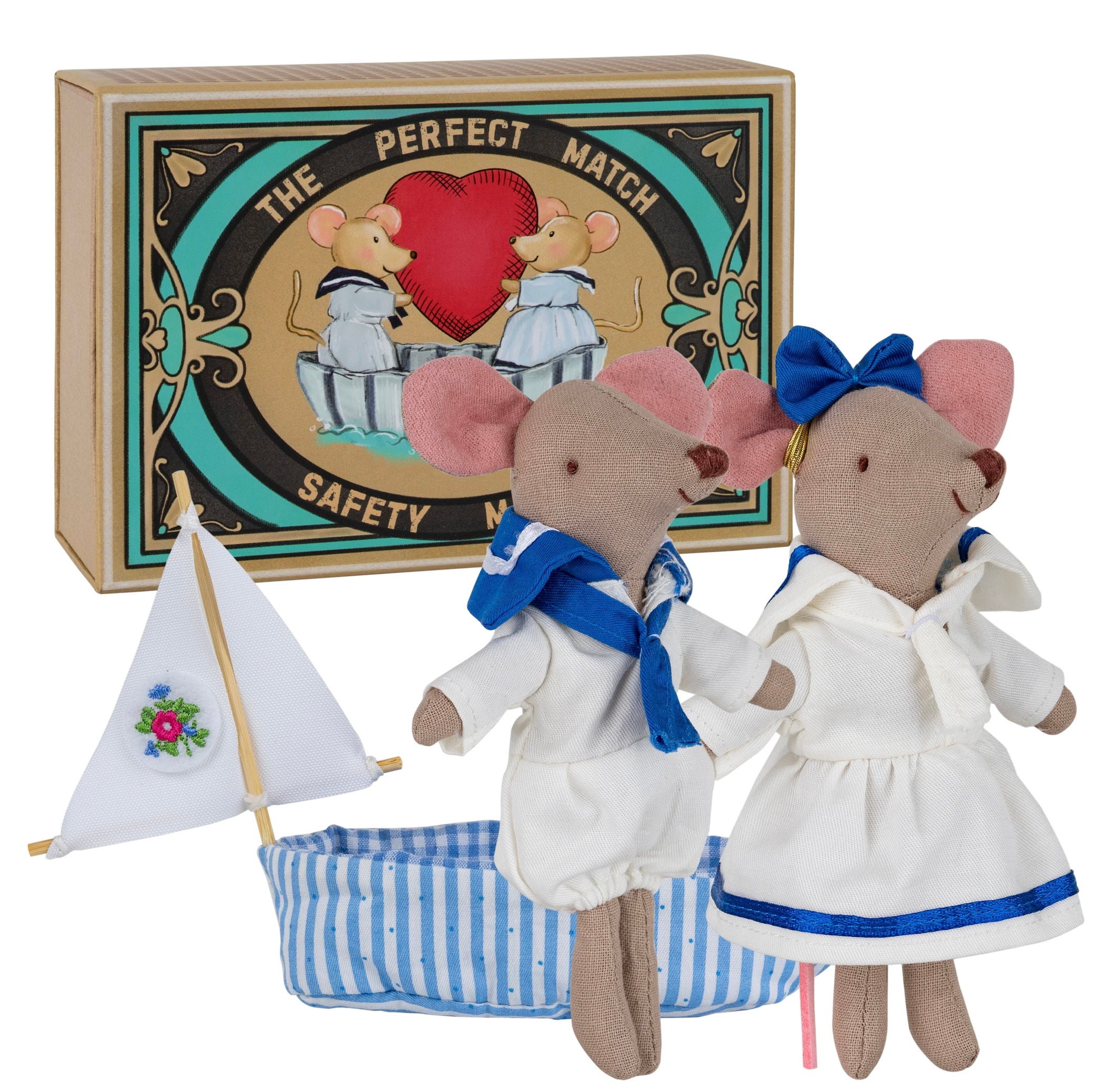 Dollhouse Mouse Stuffed Animallinen Mouse Toymouse Familycotton ...