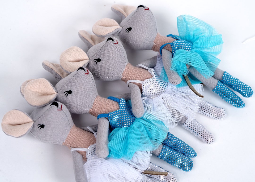 Ballerina Mouse Doll in a White Dress - Etsy