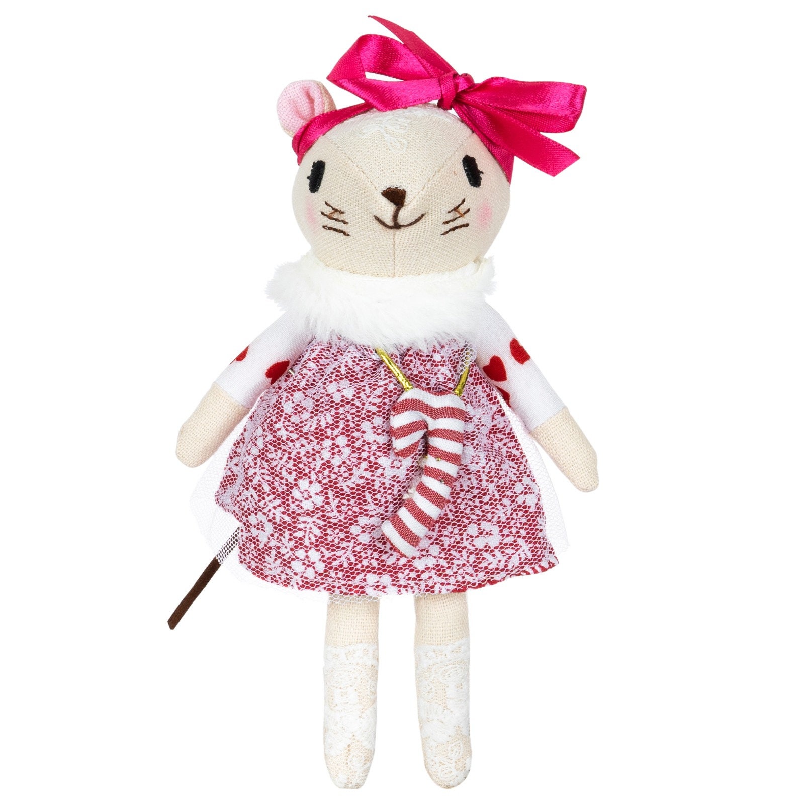 Mouse Family Dolls Christmas Plush Toy Set for Children Holiday Gift ...