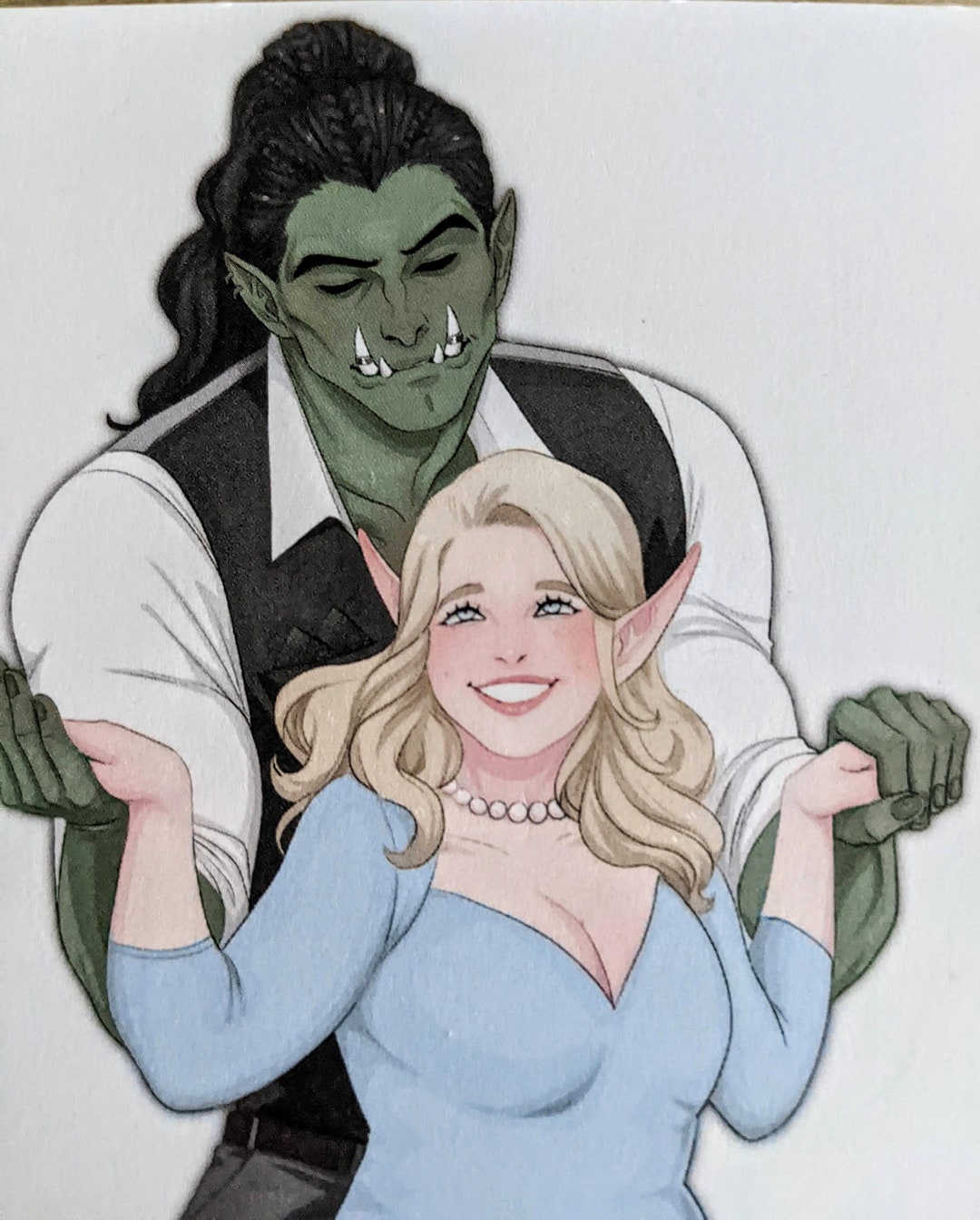 Khash & Lurielle Art Print Matte Finish Art by Bloodwrit - Etsy