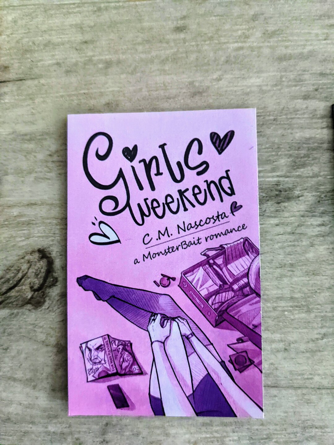 Book Cover Magnet Girls Weekend C.M. Nascosta Monster - Etsy