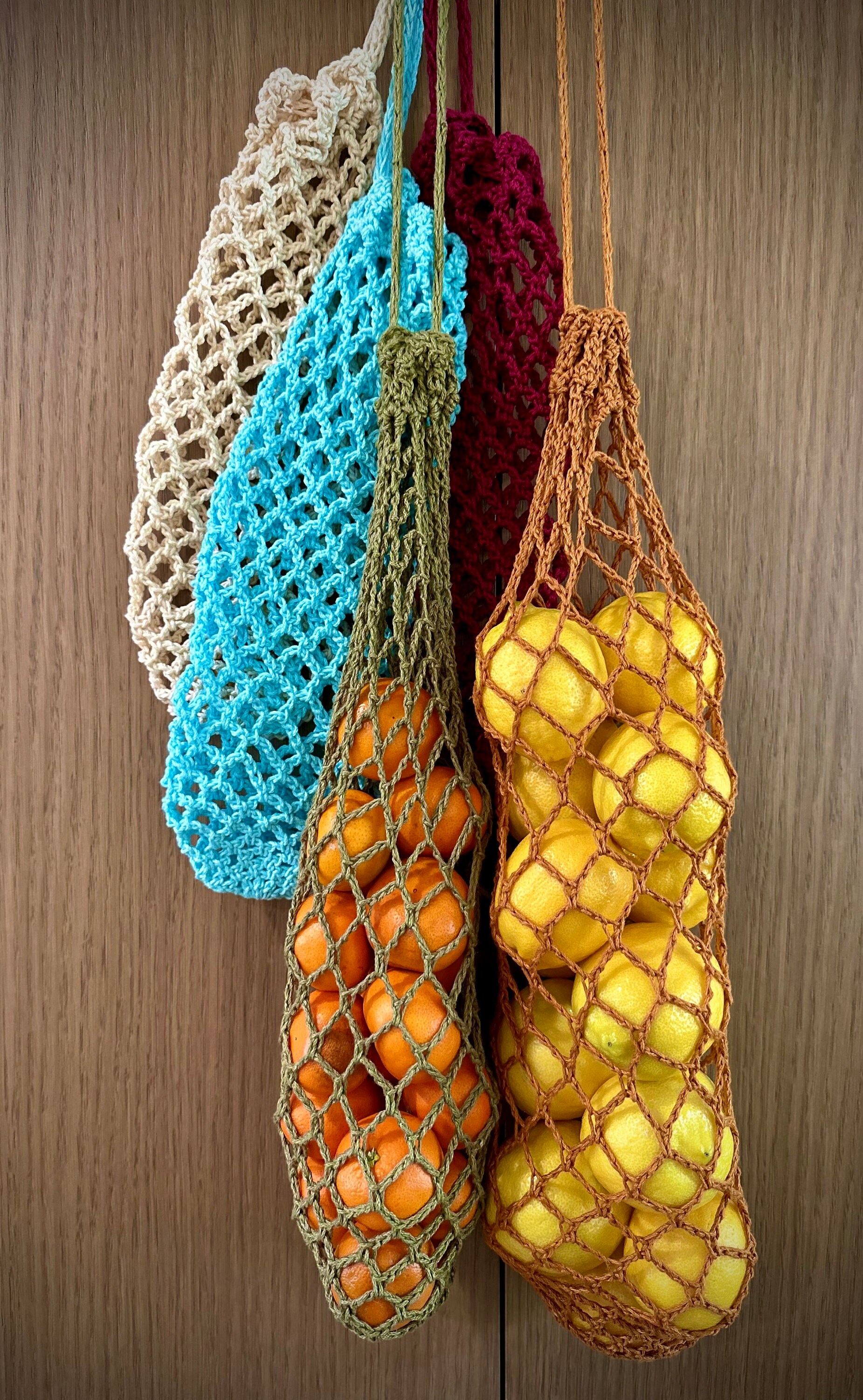 Produce Bag Crochet Pattern PDF Download Sustainable Reusable - Etsy