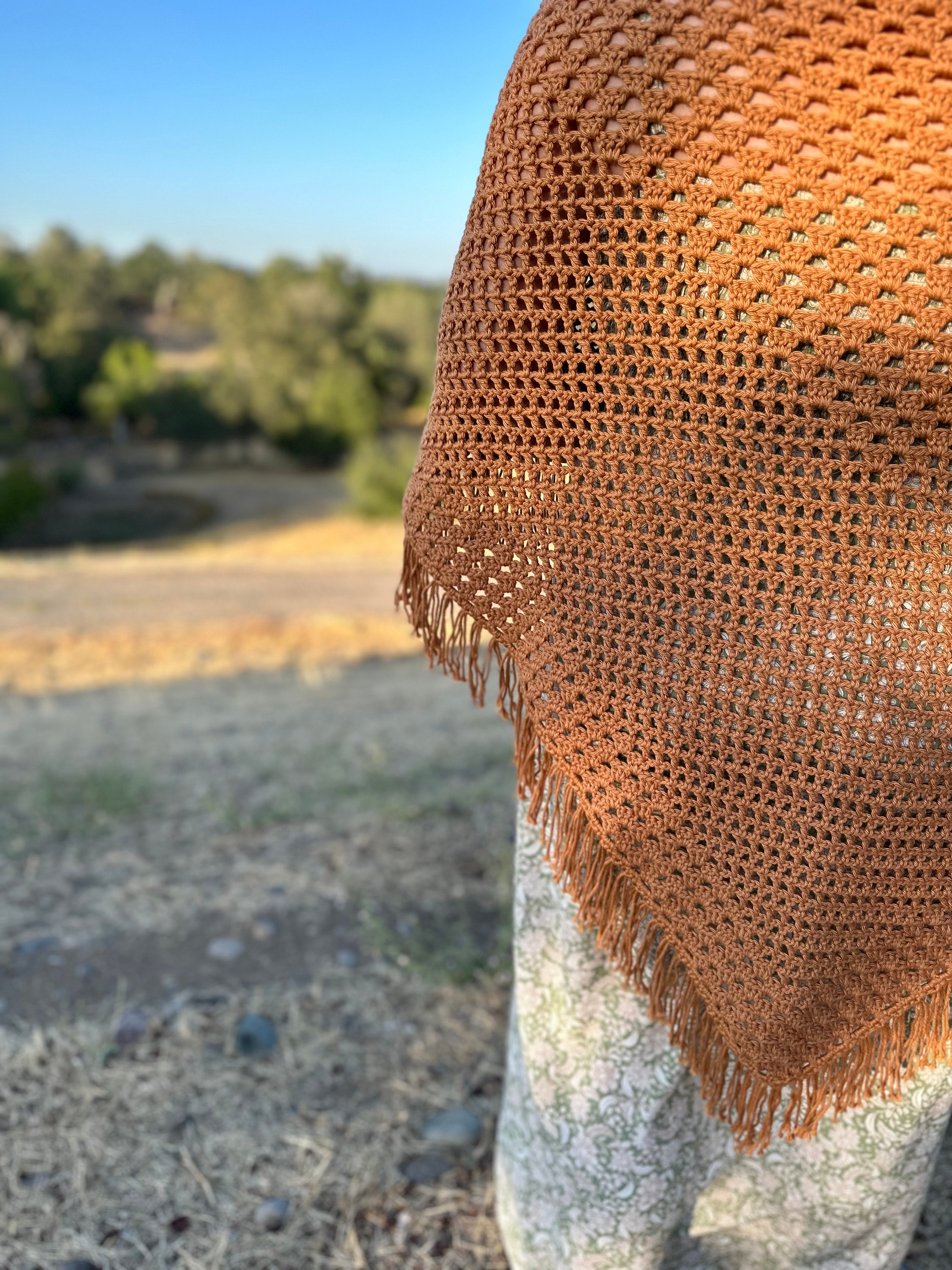 Crochet Pattern PDF Shawl Triangle Triangular - Etsy