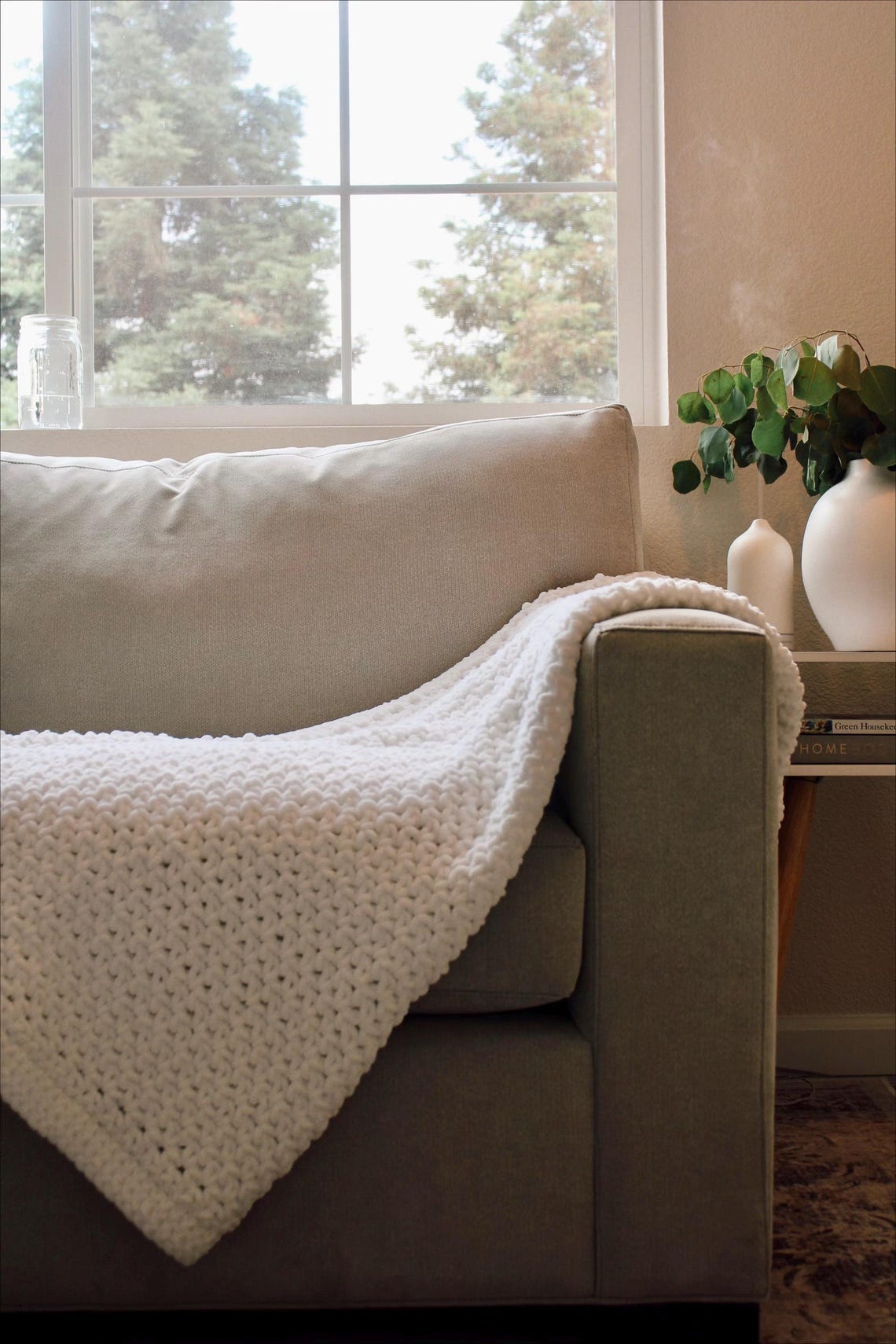 Chunky Chenille Throw Blanket Crochet Pattern PDF Download - Etsy
