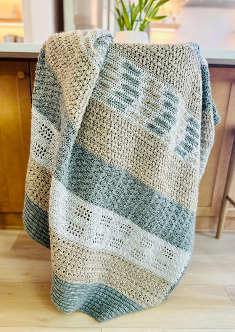 HERITAGE BLANKET Crochet Pattern PDF Download - Etsy