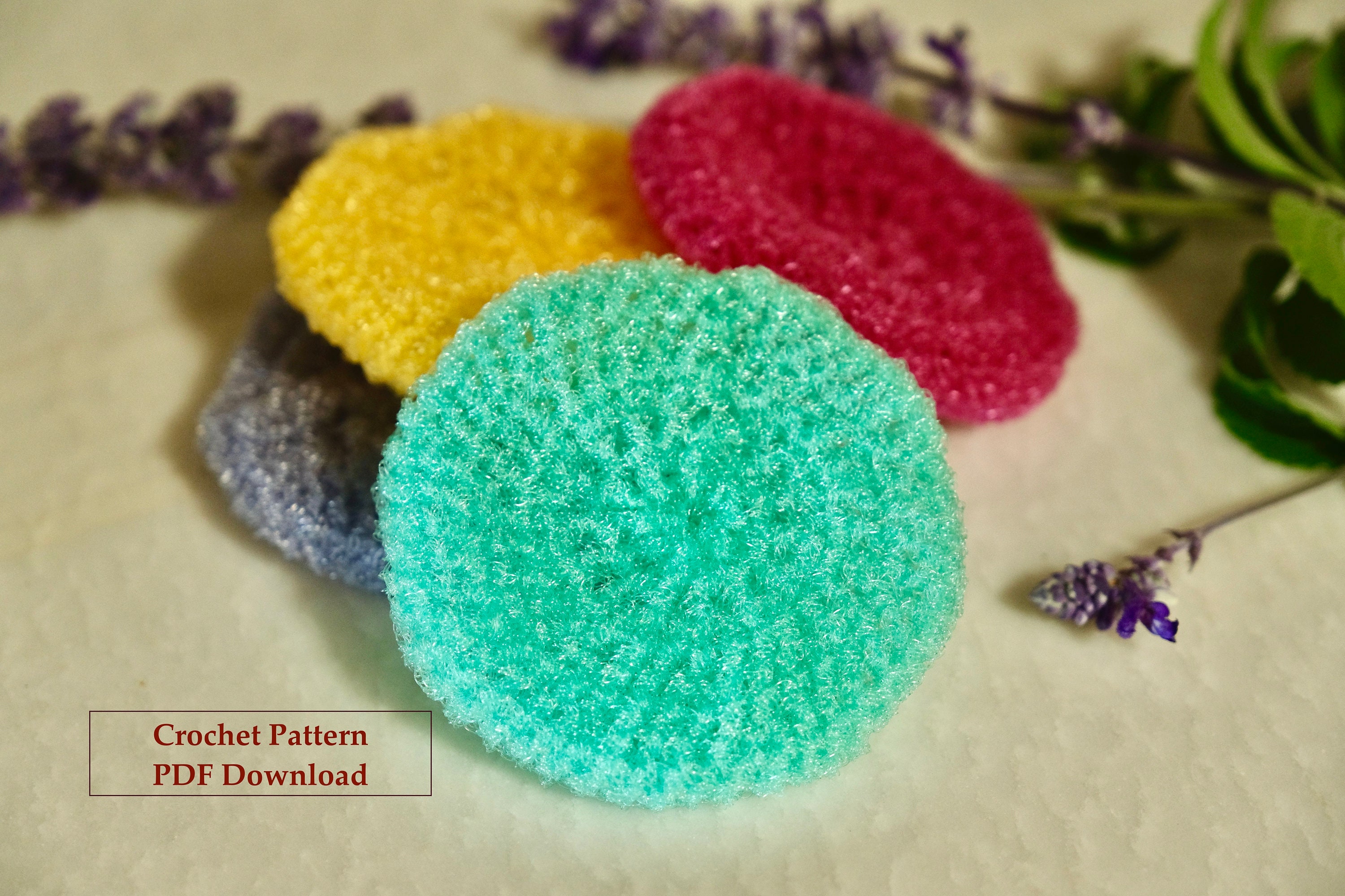 Kitchen Scrubby Scrubbie Scourer Crochet PDF Pattern - Etsy