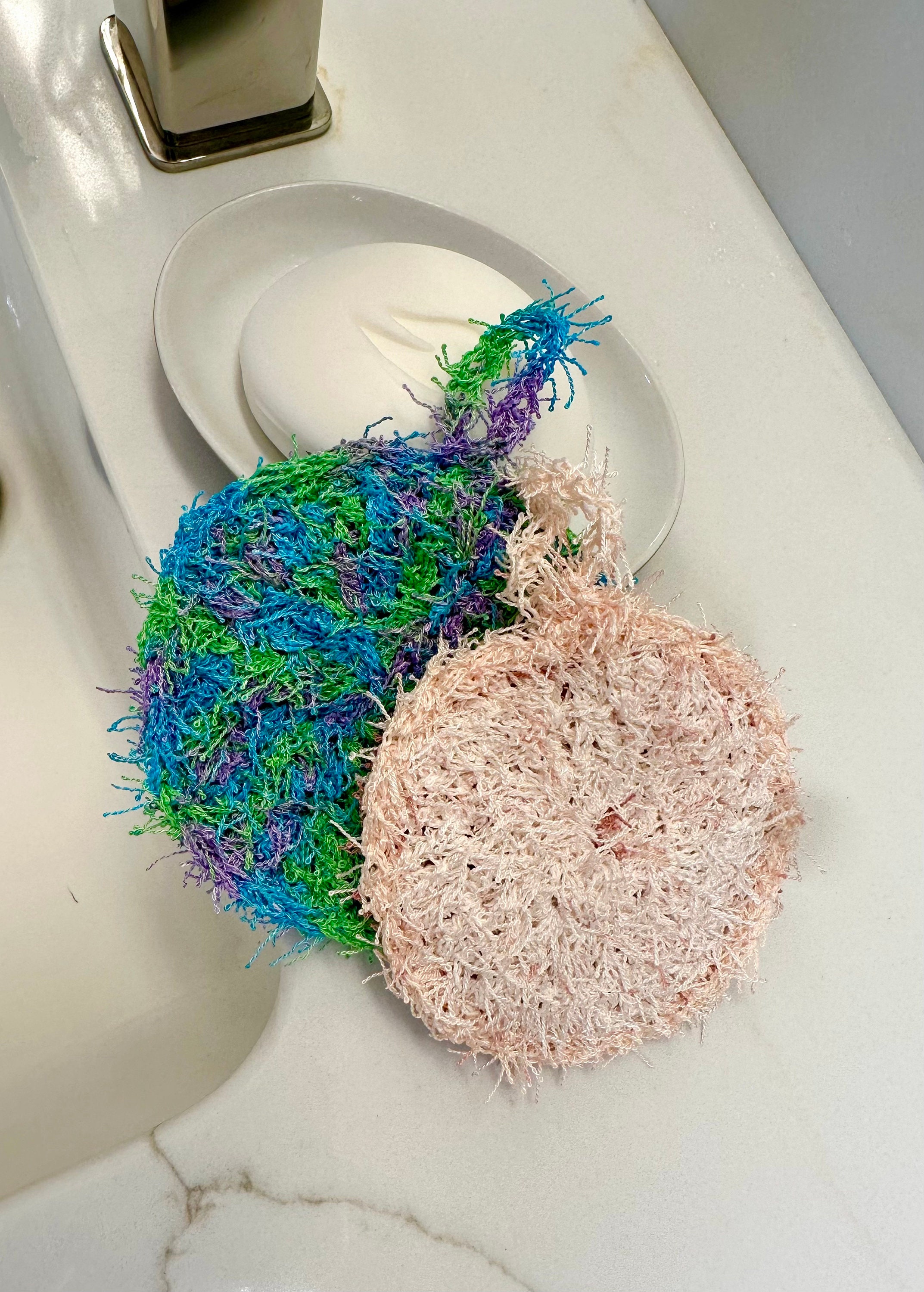Shower Bath Body Scrubby Scrubbies Crochet Pattern PDF Download - Etsy