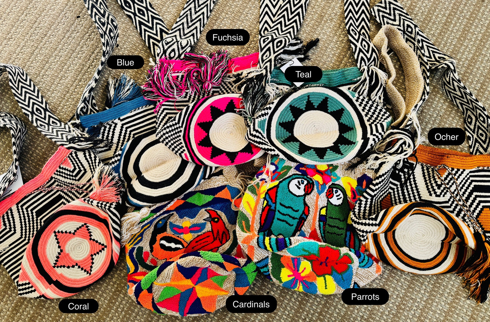 Colombian Wayuu Handwoven Crossbody Bags - Etsy