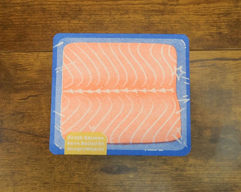 Fish Risograph Memo Pad - Etsy