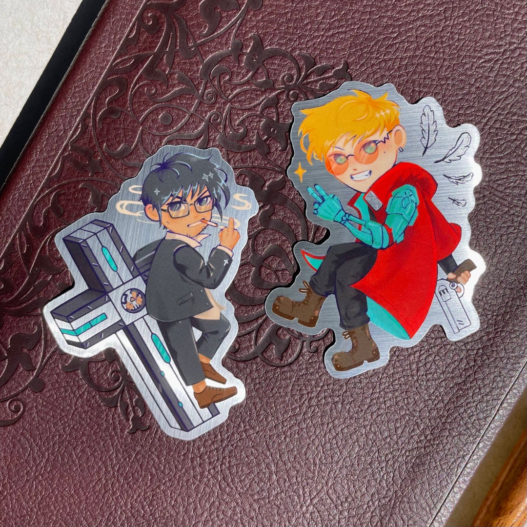 Trigun Stampede Silver Vinyl Sticker - Etsy