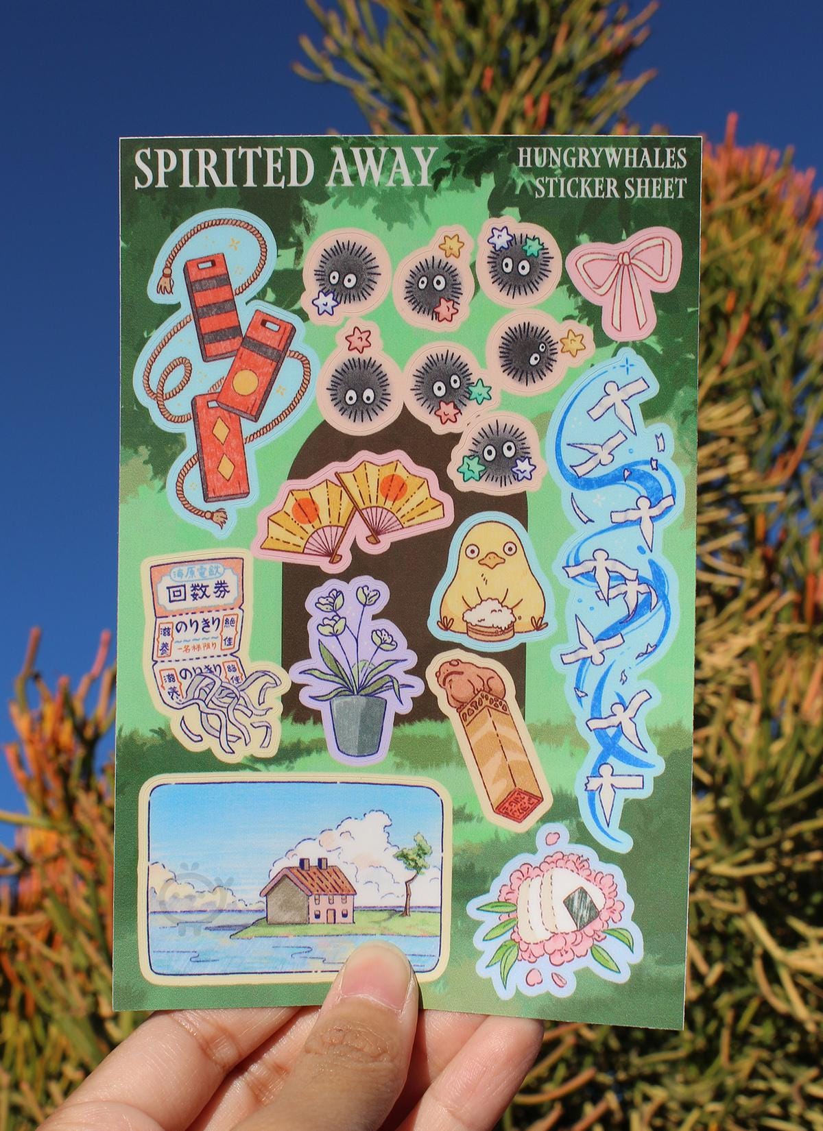 Studio Ghibli Sticker Sheets - Etsy