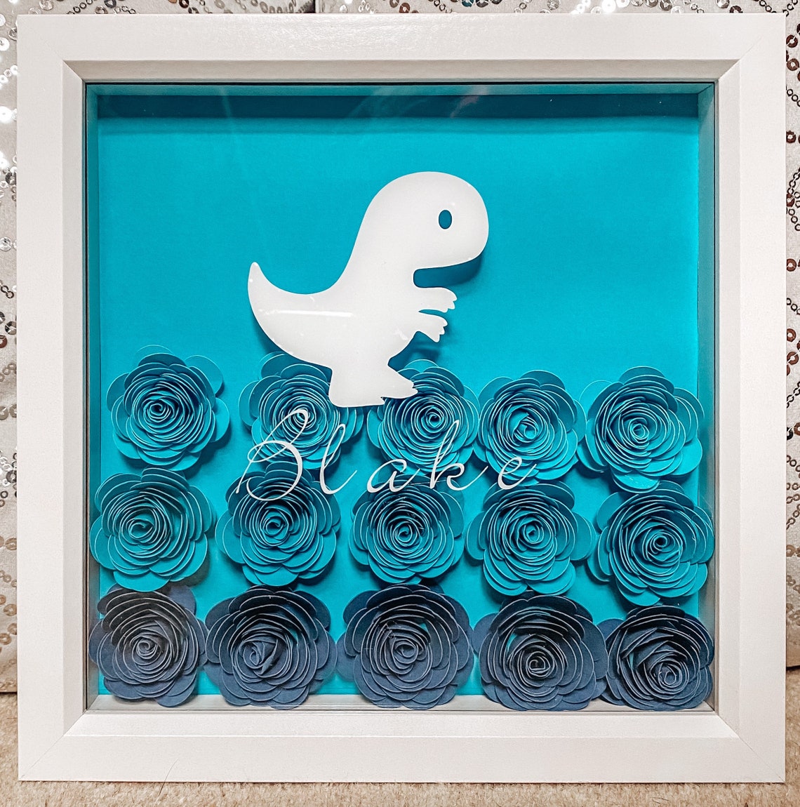 Flower Shadow Frame - Etsy UK