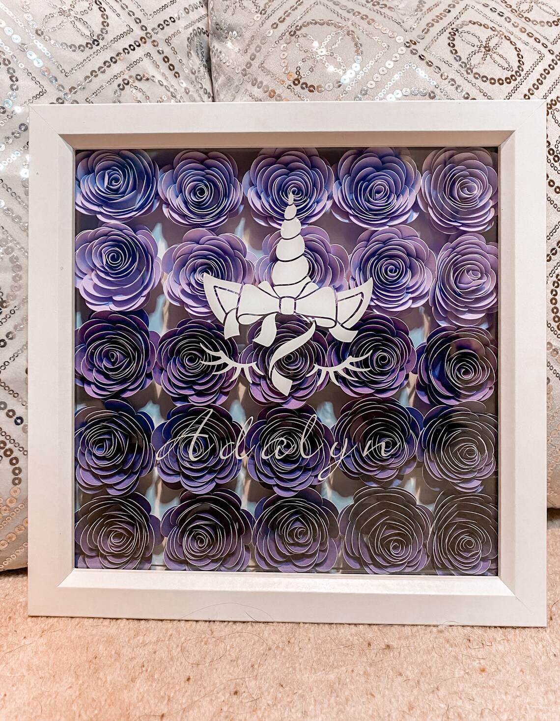 Flower Shadow Frame - Etsy UK