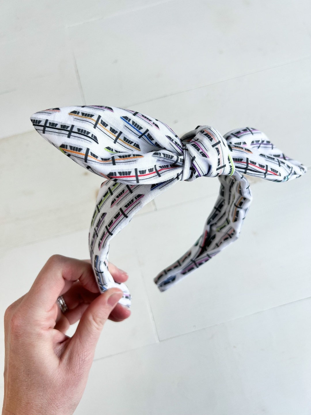 Monorail Fabric Headband - Etsy