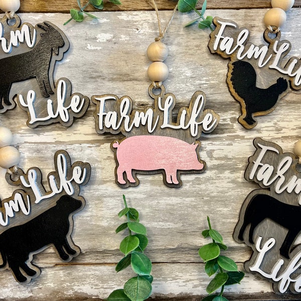 Farm Animal Charm - Etsy