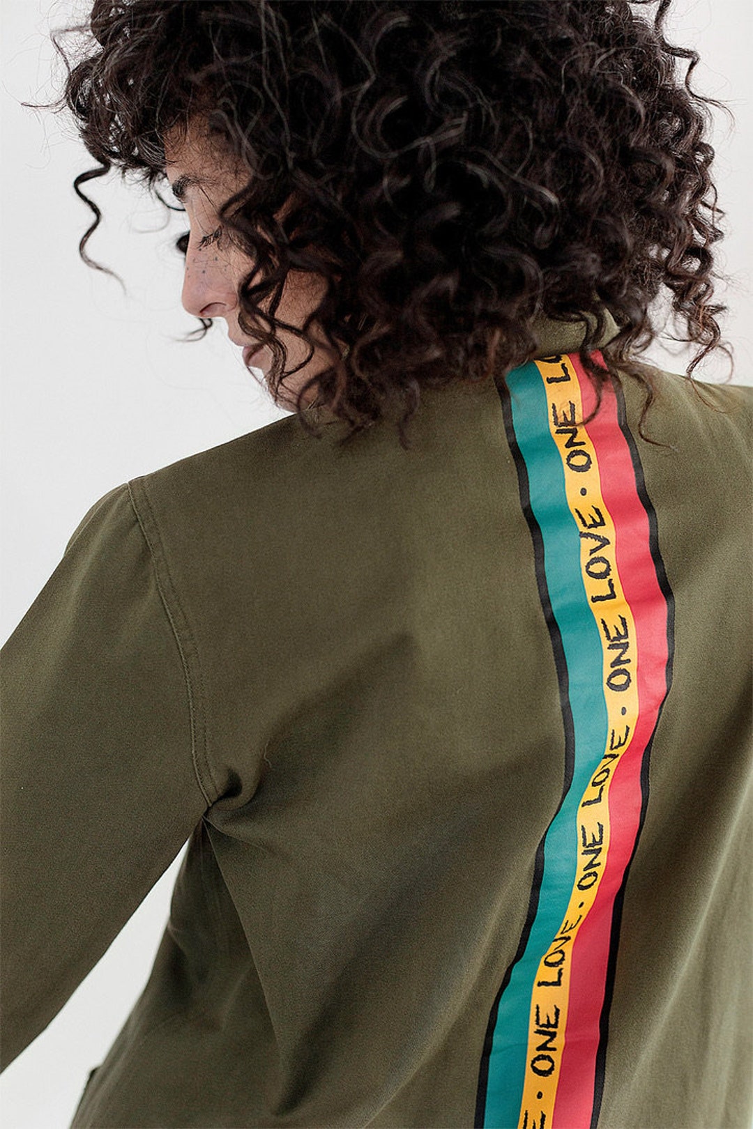 Rasta Army Jacket - Etsy