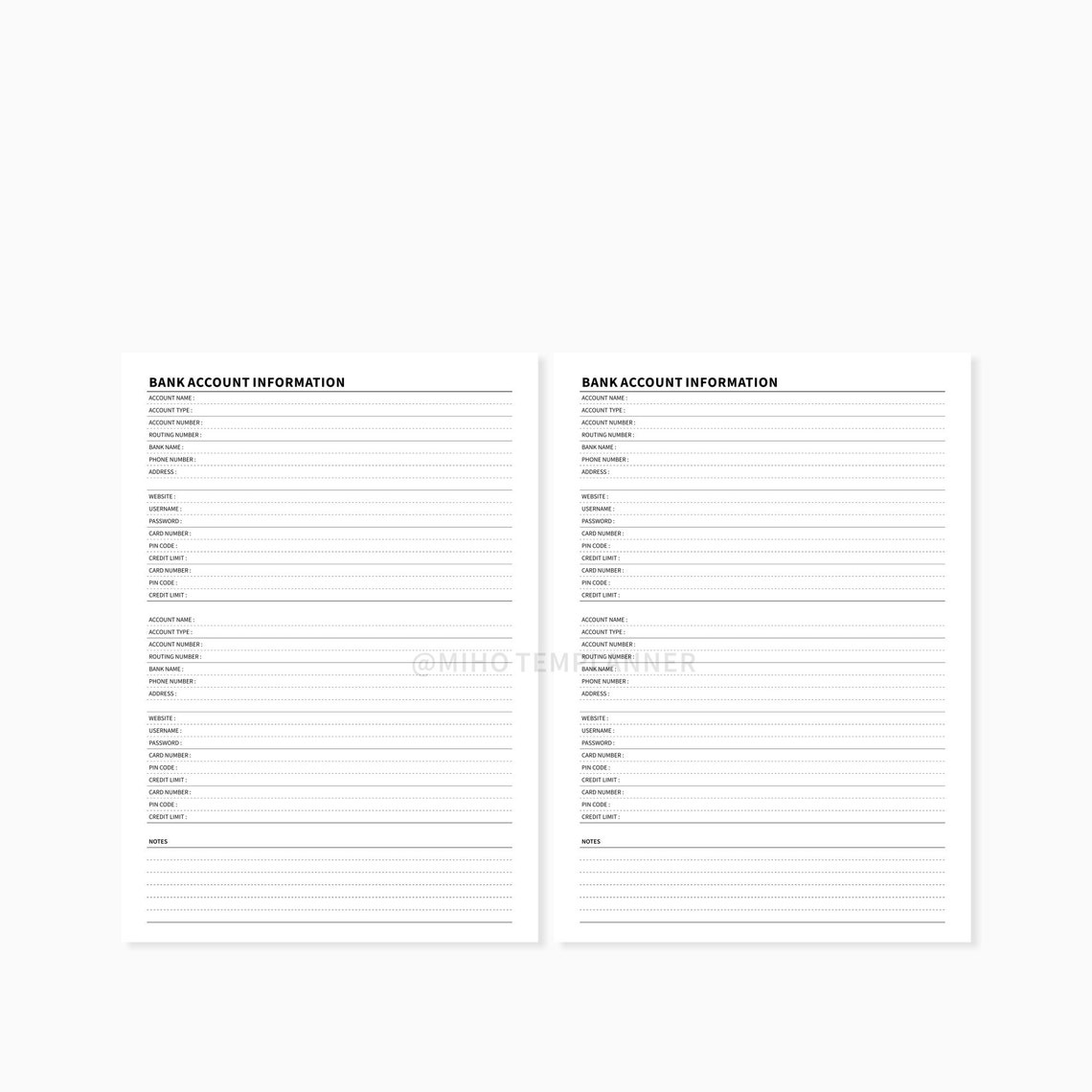 Bank account tracker printable - choicesstorm