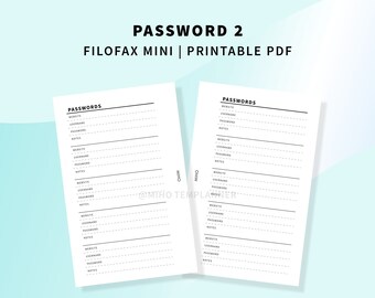 Filofax Mini Planner | Etsy