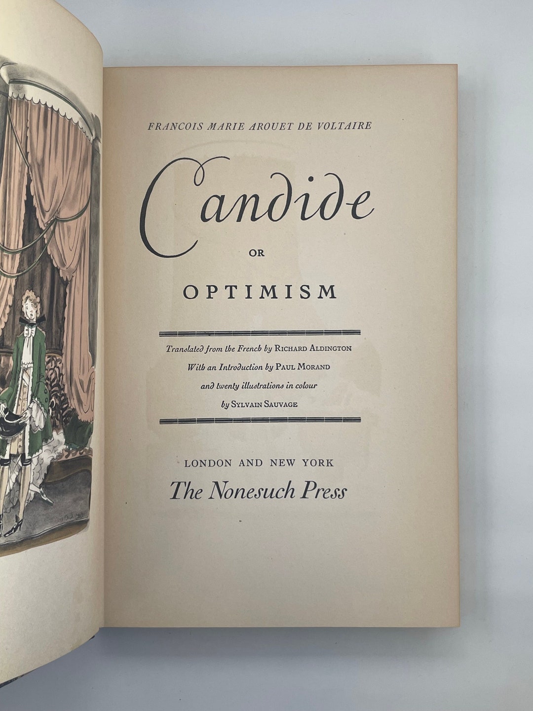 Candide by Voltaire - 1939 - Antique Book - Decorative Cover - Classic ...