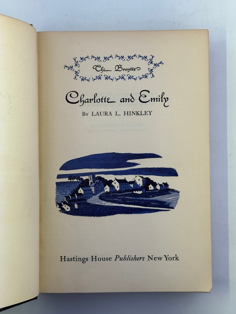 Charlotte and Emily by Laura L Hinkley 1945 Bronte Sisters Biography ...