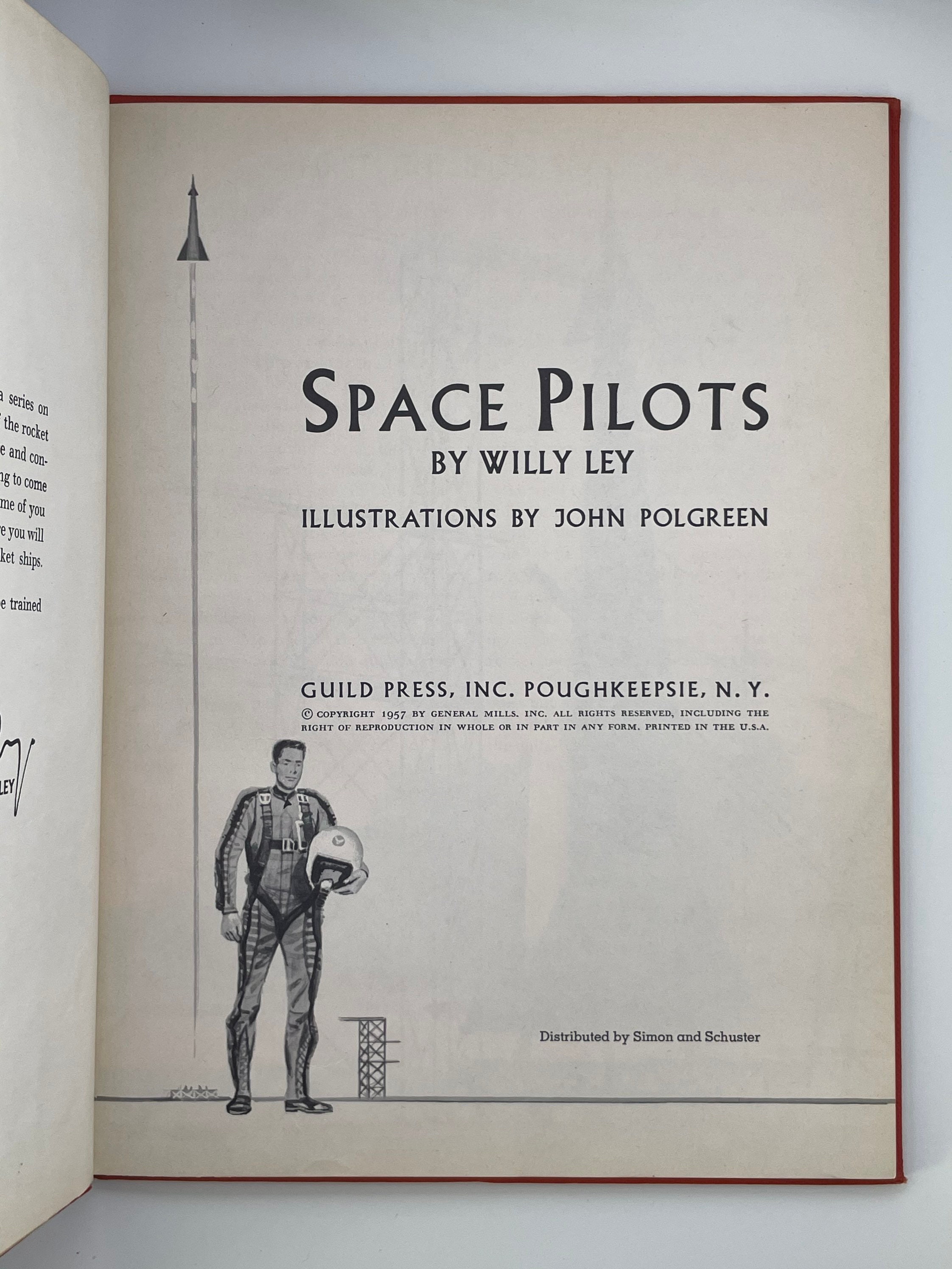 Space Pilots by Willy Ley - 1957 - Mid-century Children's Book ...