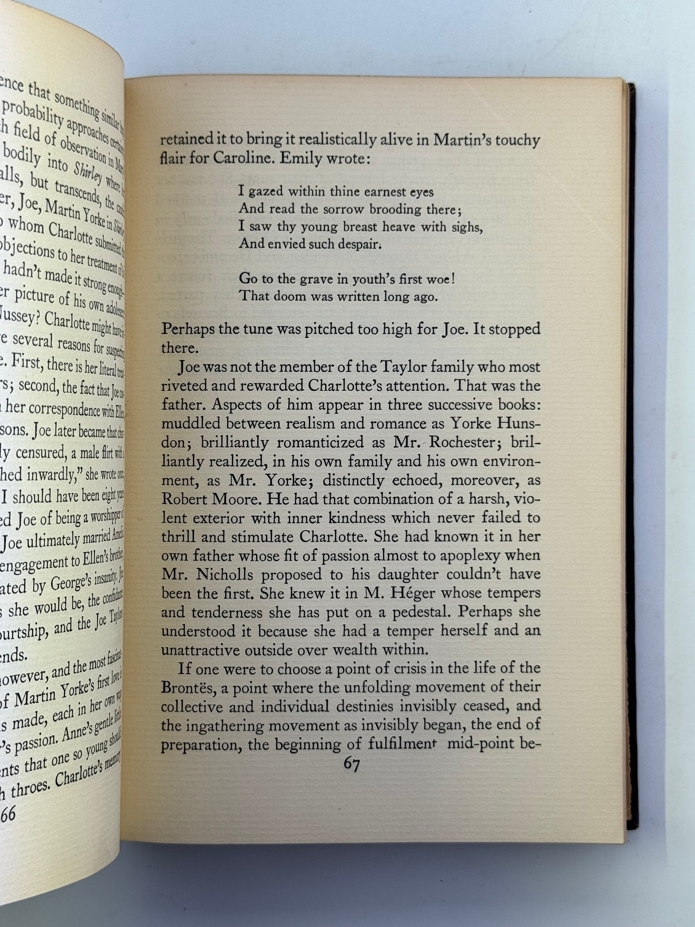 Charlotte and Emily by Laura L Hinkley 1945 Bronte Sisters Biography ...