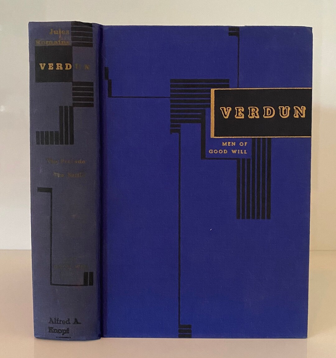 Verdun by Jules Romains - 1939 - WWI Books - Mid-century Book - War ...