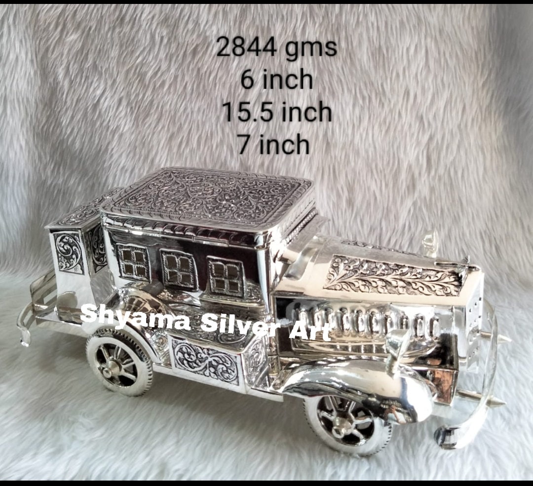 Silver Vintage Car Vintage Car Statue in Silver Idol for - Etsy