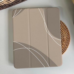 Coffee Art Line Magnetic Smart Case Cover iPad 9 Case, iPad Mini 6 iPad ...