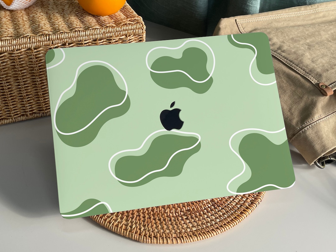 Matcha Cow Pattern MacBook Case Protect Cover for MacBook Pro 14 Case ...