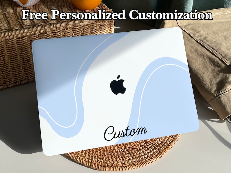 Cream Baby Blue Macbook Case Protect Cover for Macbook Pro 14 - Etsy