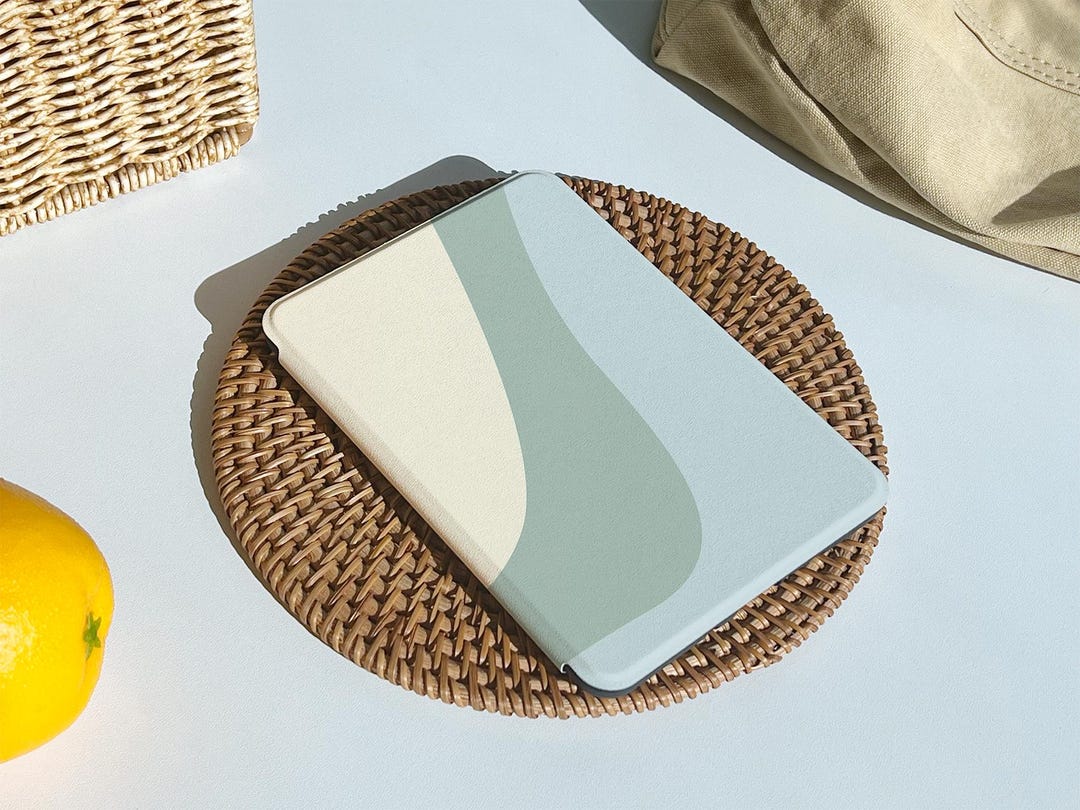 Green Ripple Personalised Kindle Case for Kindle Paperwhite 5, Custom ...