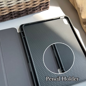 Line Patch Haze Blue Magnetic Smart Case Cover iPad 9 Case, iPad Mini 6 ...