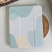 Light Blue Line Art Magnetic Smart Case Cover iPad 9 Case - Etsy