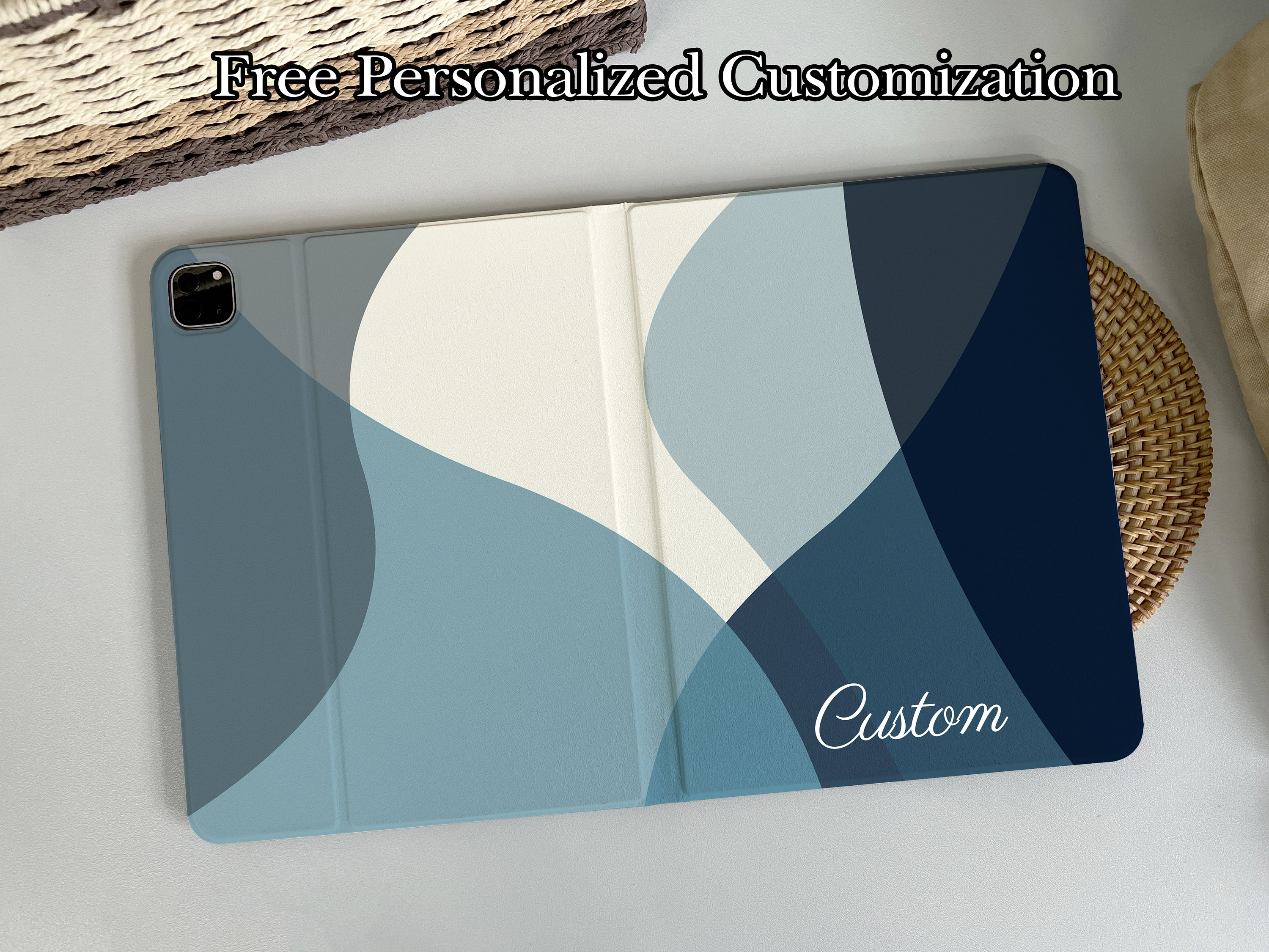 Pastel Blue Gradation Magnetic Smart Case Cover Ipad 9 Case - Etsy