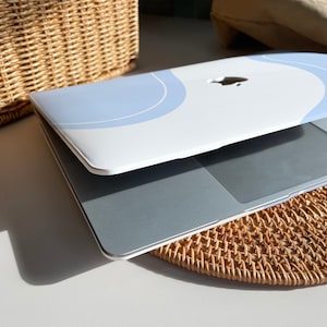 Cream Baby Blue MacBook Case Protect Cover for MacBook Pro 14 Case ...