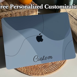 Art Line Blue MacBook Case Protect Cover for MacBook Pro 14 Case ...