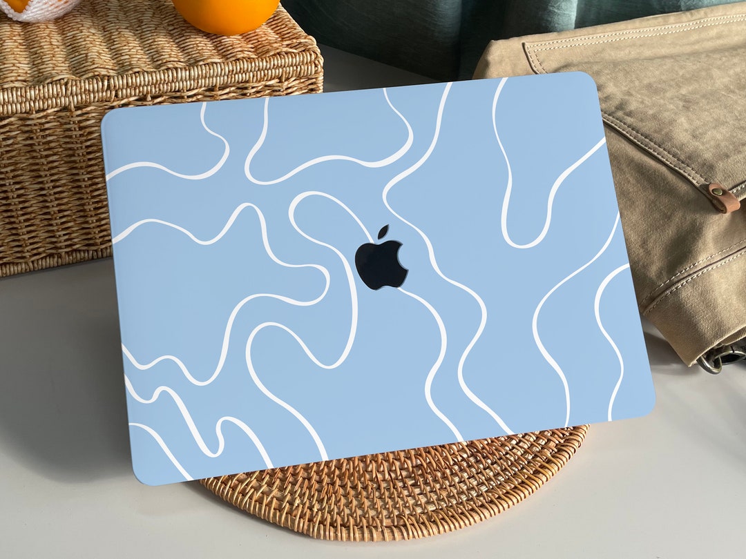 Blue Art Line MacBook Case Protect Cover for MacBook Pro 14 Case ...